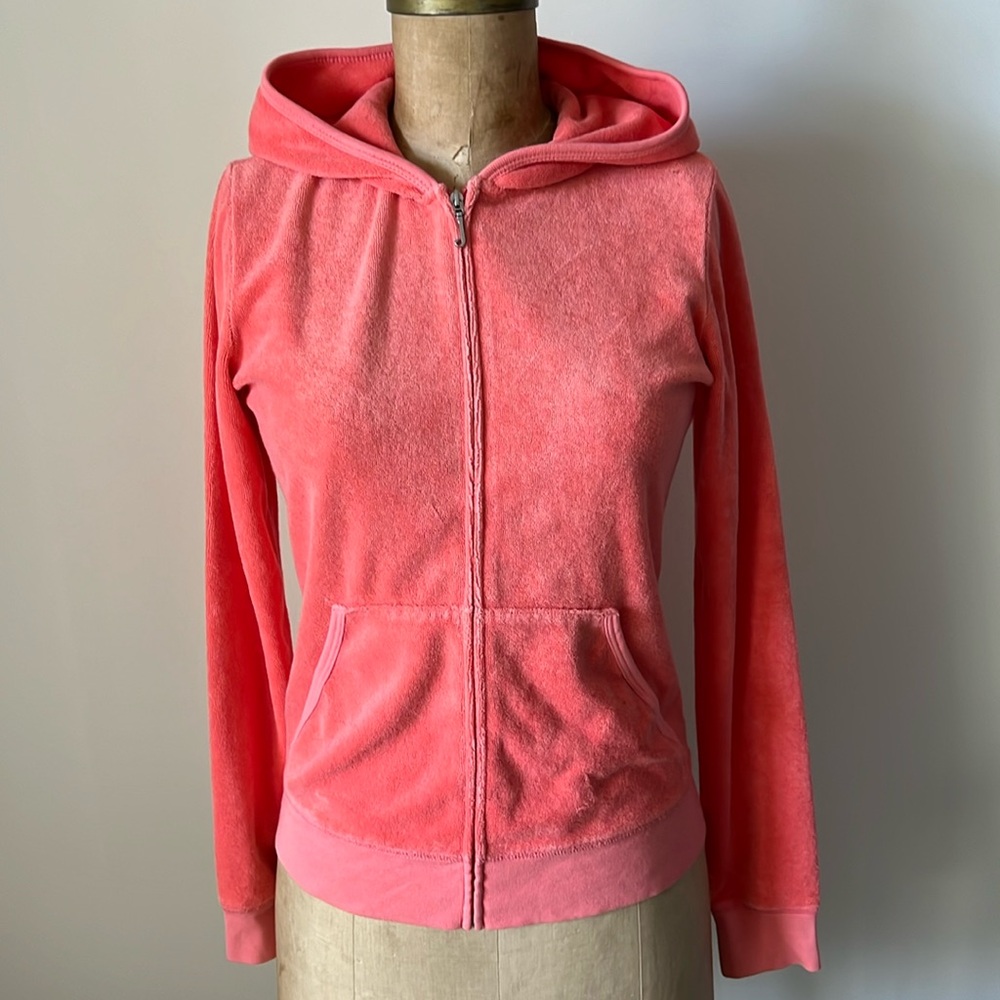 Vintage 2000s Y2k Juicy Couture Zip Up Hoodie - Gem